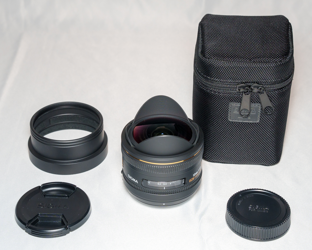 Sold: Sigma 10mm f/2.8 EX DG HSM Diagonal Fisheye Lens for Nikon F DX ...