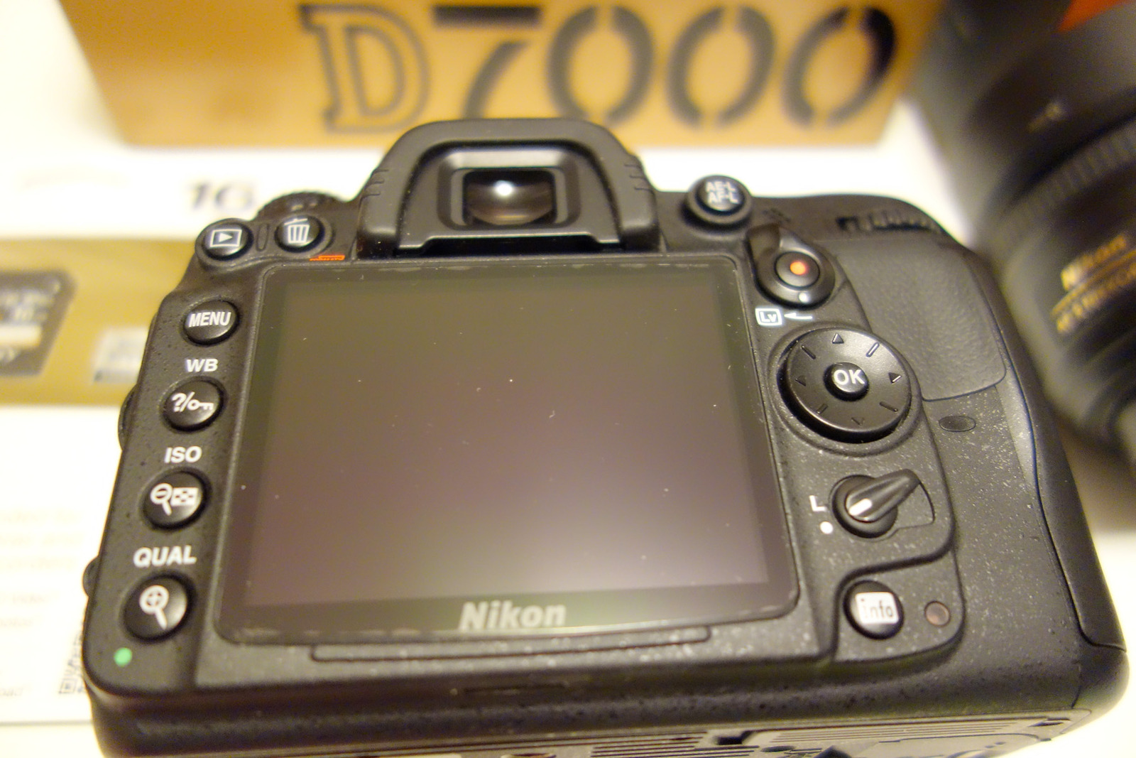 Sold: Nikon D7000 with grip, personalized with split focusing screen ...