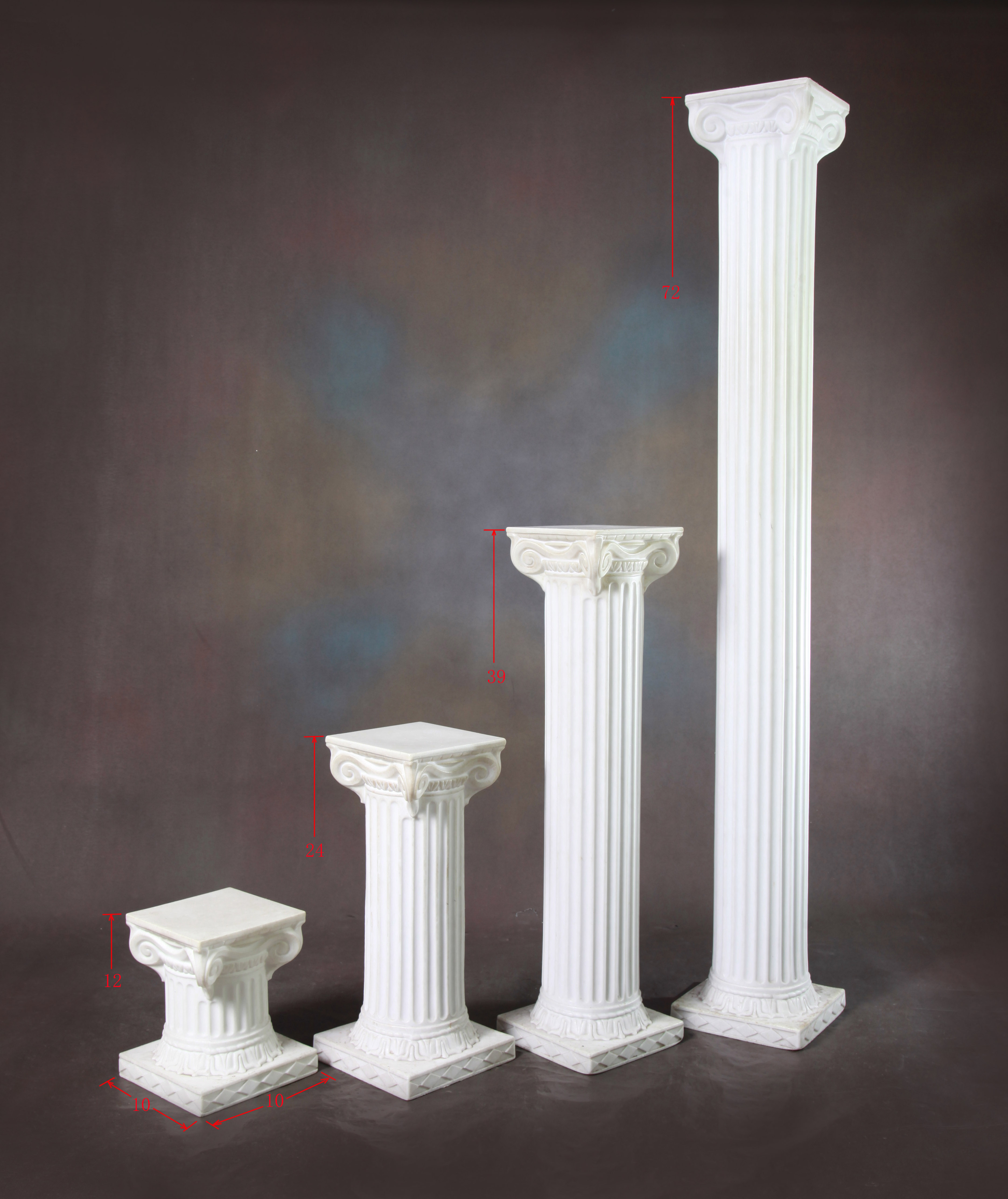 FS: 4 Column Set, Plastic Doric Pedestal, Photo Studio Prop - FM Forums