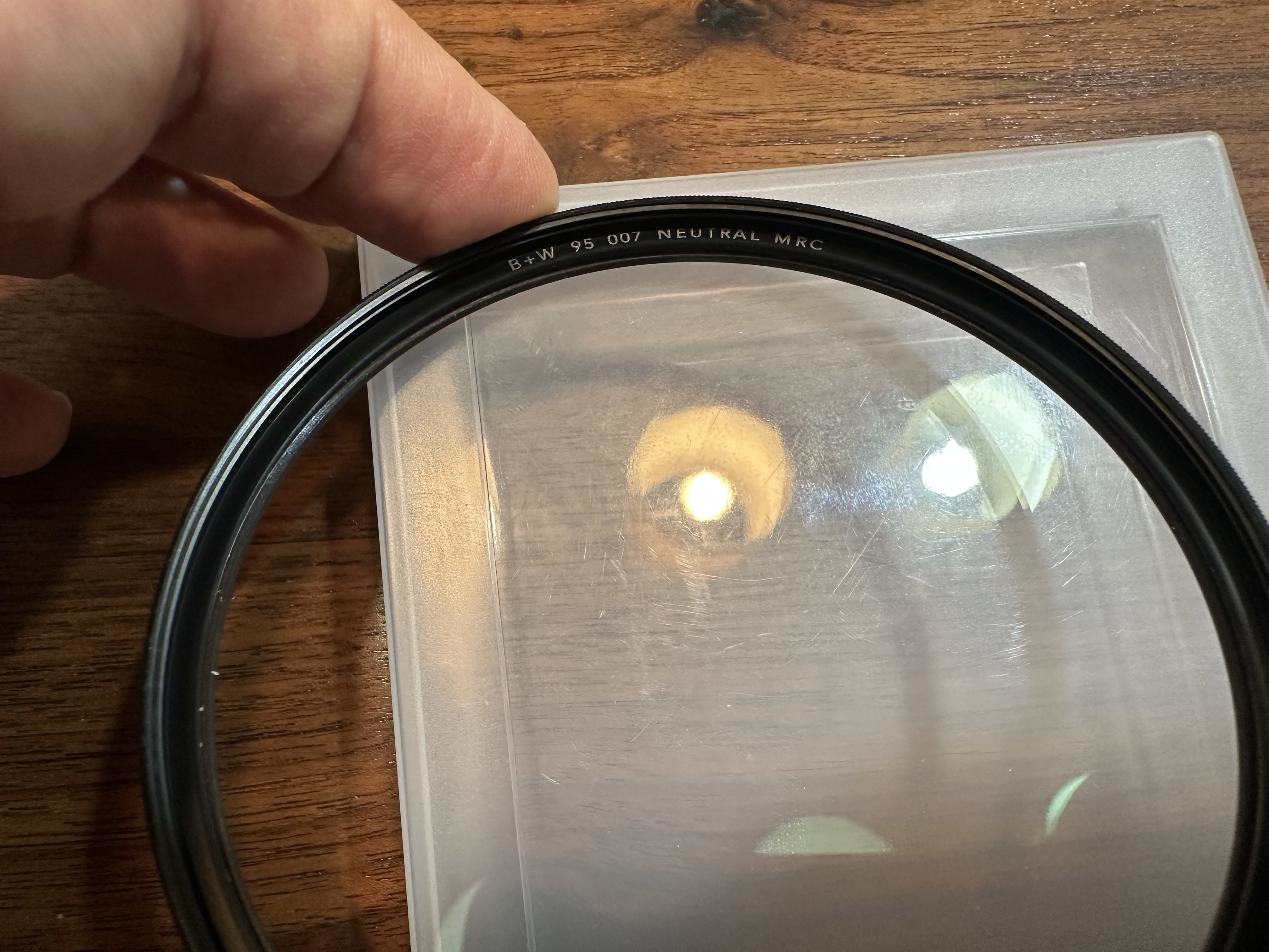 Sold: B+W 95mm 007 Neutral MRC F-Pro Clear Glass Protection Filter ...