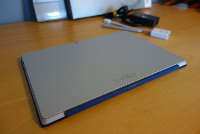 Sold: Microsoft Surface Pro 3 i3 64GB w/ Blue Type Cover, Pen, HDMI ...