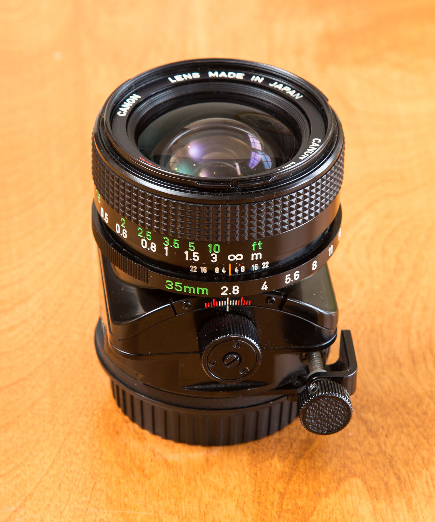 Sold: Canon 35mm Tilt Shift TS FD lens with Mika EOS EF-Mount Adapter ...