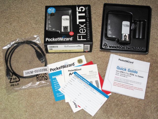 Sold: Pocket Wizard Mini TT1 & Flex TT5 for Canon DSLR Bundle - FM Forums