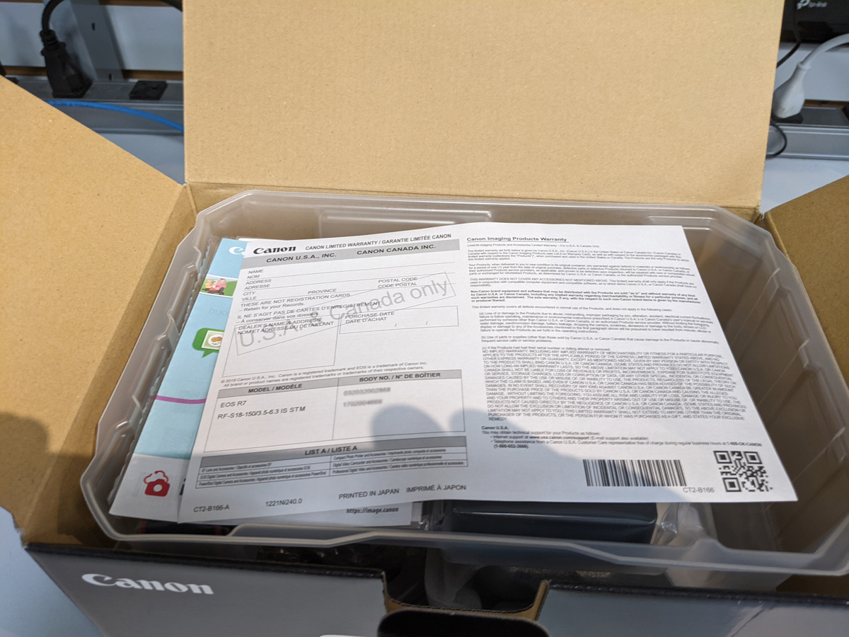 Sold: Canon R7 Kit new in the box 1699.00 - FM Forums