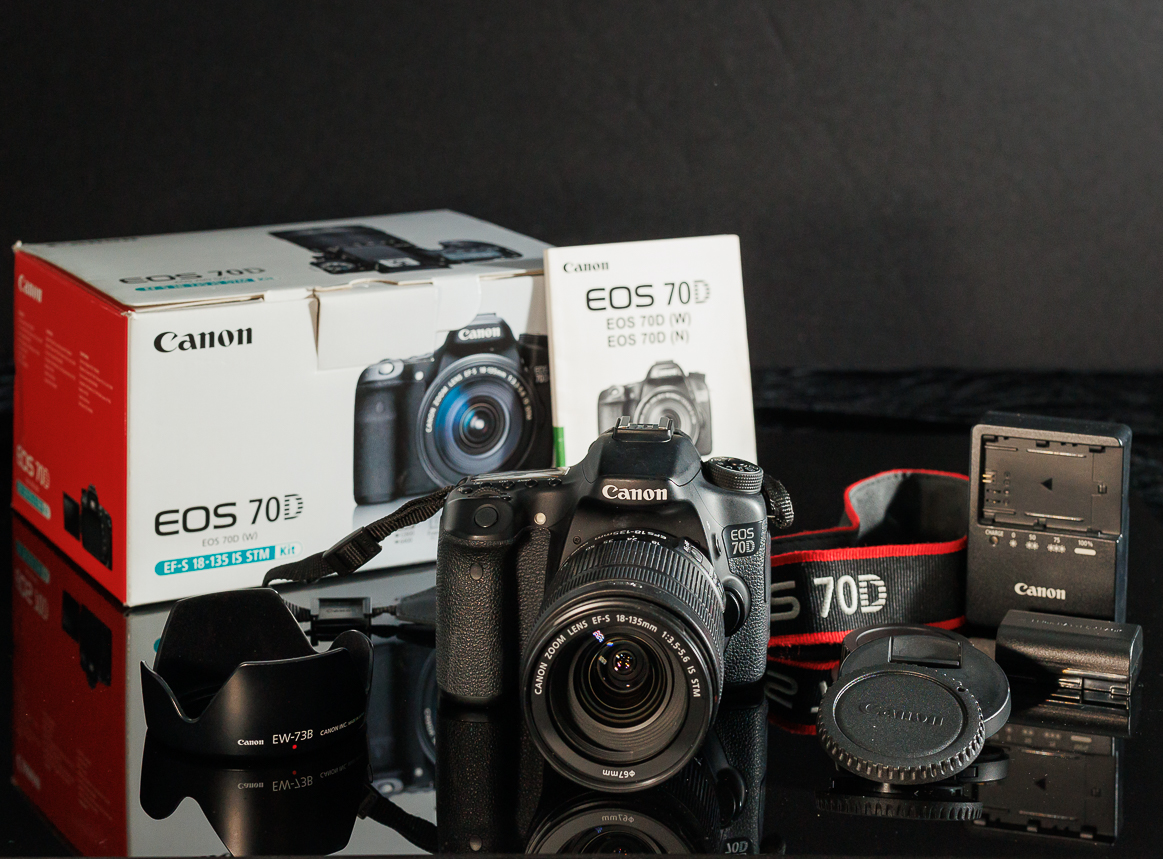 Sold: 70D Canon Camera w/ BG-E14 Battery Grip and EF-S 18-135 IS STM ...